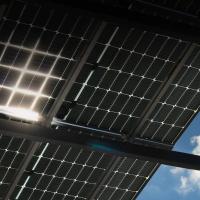 China 410W 415W Purple Horn Solar Panel 108 Cells PERC Half Cell PV Module 21.3% Efficiency for sale