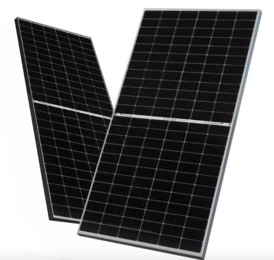 China Purple Horn 580W 48V Monocrystalline Solar Panel Half Cell N-Type 1500V for sale