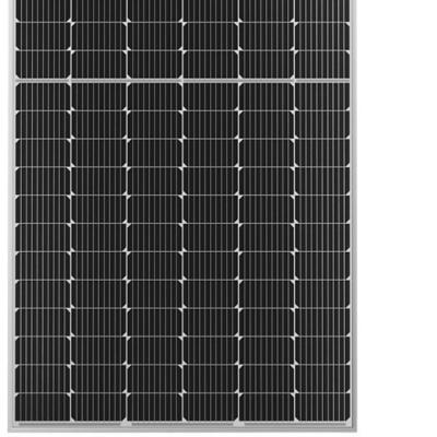 China 380W 400W HJT Bifacial Full Black Solar Panel 166mm 120 Half Cell PV Module for sale