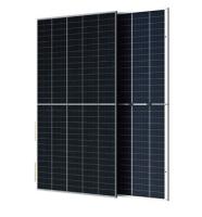 China Black 350W Polycrystalline Bifacial Dual Glass PV Solar Panel 166mm MBB Half-Cut for sale