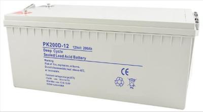 China Deep Cycle Lead Acid Sealed Battery 12V 200Ah 6 Cells Industrial Grade for sale