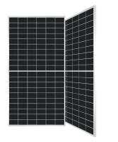 China 120 Cell HJT Bifacial Double Glass Solar Panel 625W 645W Half Cut PV Module for sale