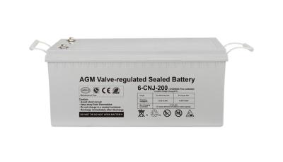 China Valve Regulated Sealed Lead Acid Battery 12V 200Ah for Solar Energy Storage for sale