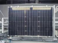 China 430W 22.02% 108 Cells Bifacial Dual Glass Mono Black Solar Panel N-Purple Horn for sale