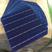 China Poly Mono High Efficiency Solar Energy Cell 156mm*156mm Blue for sale
