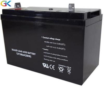 China 12v 100ah  Gel Solar Battery Rechargeable Solar System Storage Battery for sale