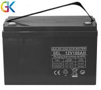 China 12v 100ah  Gel Solar Battery Rechargeable Solar System Storage Battery for sale