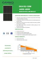 China Gamko stock 460w mono solar power panel 182mm full screen 460w photovolta panel solar price for sale