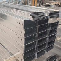 China 2-12m Groove Type Aluminium Cable Tray Manufacturers Solid Bottom Type Cable Tray for sale