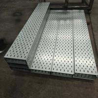 China 6063-T6 or 5052-H32 Aluminium Perforated Cable Tray Aluminum Ladder Cable Tray for sale