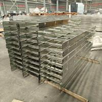 China 200-1000mm Cable Ladder Type W Galvanized Ladder Cable Rack for sale