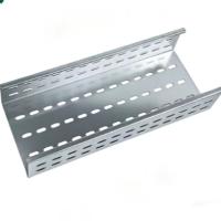 China Standard Gi Perforated Cable Tray With Cover 50mm–1200mm Width for sale