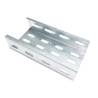 China Steel 100mm Perforated Cable Tray Vented Cable Tray For Server Rooms for sale