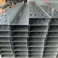 China Steel 100mm Perforated Cable Tray Vented Cable Tray For Server Rooms for sale