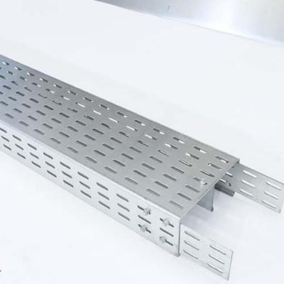 China metal Electrical Perforated Cable Tray 50mm To 250mm Depth for sale