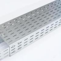 China metal Electrical Perforated Cable Tray 50mm To 250mm Depth for sale