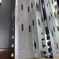 China Ventilated Aluminium Perforated Cable Tray Trunking For Network Industrial Construction for sale