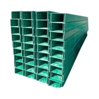 China Fiberglass Perforated Frp Cable Tray Customizable Logo Durable And Lightweight for sale