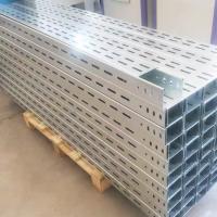 China Perforated Metal Cable Tray Versatile Durable For Airports Train Stations for sale
