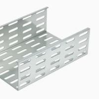 China Ventilated Trough Perforated Cable Tray Types For Data Centers for sale