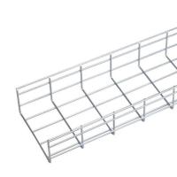 China Galvanized Aluminum Wire Mesh Cable Tray 100mm Cable Basket for sale