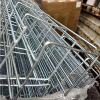 China 100mm Basket Tray 3 M/10 Ft Cable Basket Tray Carbon Steel for sale