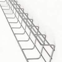 China Wire Mesh Cable Tray 200mm Cable Basket Snap Lock Design for sale