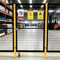 China Robot Safety Fencing Powder Coating Surface Treatment 1m-3m Height for sale