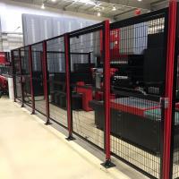 China Robot Safety Fencing Powder Coating Surface Treatment 1m-3m Height for sale