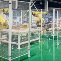 China Induatrial Robot Safety Fence Systems Robot Cell Fencing for sale
