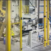 China Induatrial Robot Safety Fence Systems Robot Cell Fencing for sale