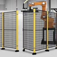 China Safety Fence For Machinery Robot Cells 0.5-2m Width for sale