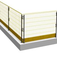 China Orange Color Edge Protection Barrier For Building Protection for sale