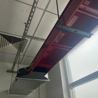 China Hanging 400mm Aluminum Cable Tray Pricing From Ceiling for sale