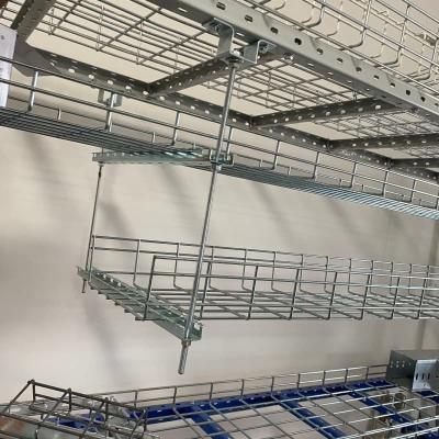 China Industrial Galvanized 12 Inch Wire Ladder Rack For Cable Management for sale