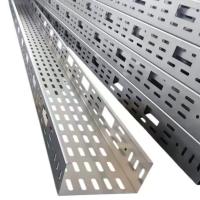 China Ventilated 900mm Perforated Metal Cable Tray For Wiring for sale