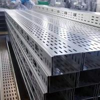 China Ventilated 900mm Perforated Metal Cable Tray For Wiring for sale