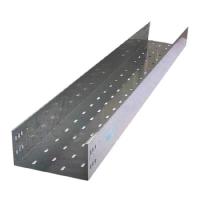 China HDG Perforated Cable Tray 200mm Lightweight Design for sale