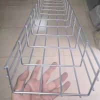 China 600 Mm Gi Wire Mesh Cable Tray For Cable Management for sale