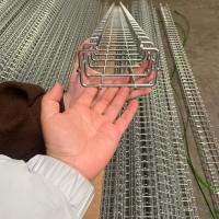 China Galvanized 100mm Wire Mesh Cable Tray System Heavy Duty for sale