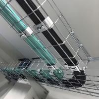 China 316 Stainless Steel Wire Mesh Cable Tray Pickled Passivation For Wiring for sale