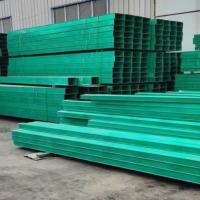 China Green 150mm X 75mm Frp Cable Tray With Cover for sale