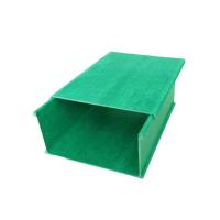 China Green 150mm X 75mm Frp Cable Tray With Cover for sale