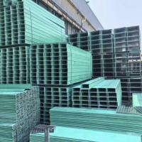 China Chemical Resistant Fiberglass Cable Tray FRP Cable Raceway 250mm x 150mm for sale