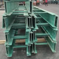 China Corrosion Proof 200mm X 100mm FRP Cable Support Tray With Protective Cover for sale