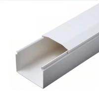 China Custom White 50x30mm Pvc Cable Management System For Cable Management for sale