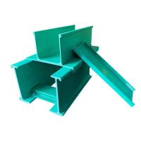 China Custom Corrosion Resistant 200 X 100mm Fibreglass Cable Tray GRP For Telecom Tower for sale
