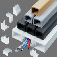 China Flame Retardant Plastic Cable Tray Insulated Pvc Cable Truff 100x50mm for sale
