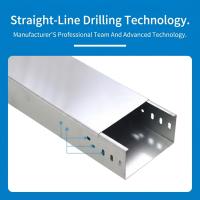 China 100-800mm Heavy Duty Stainless Steel Cable Tray / Solid Bottom Cable Tray for sale