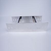 China 3 Inch Single Rail Aluminum Cable Tray High Strength 1.8m 3.0m 6.0m Span for sale